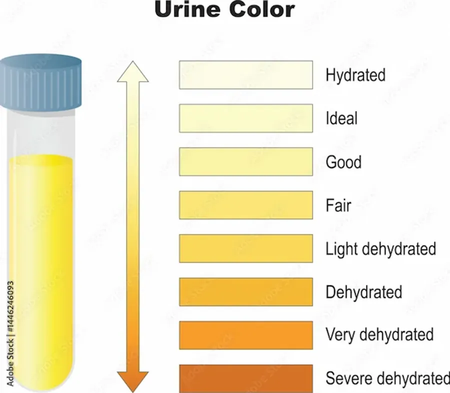 Urine Color Chart and Abnormal Colors