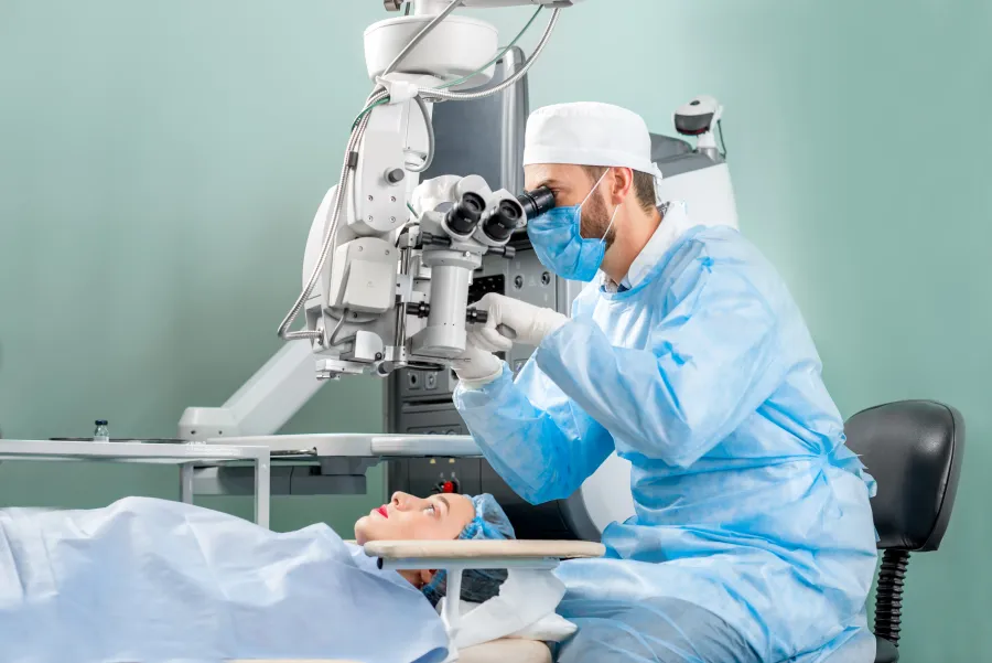 Film Behind Lens After Cataract Surgery