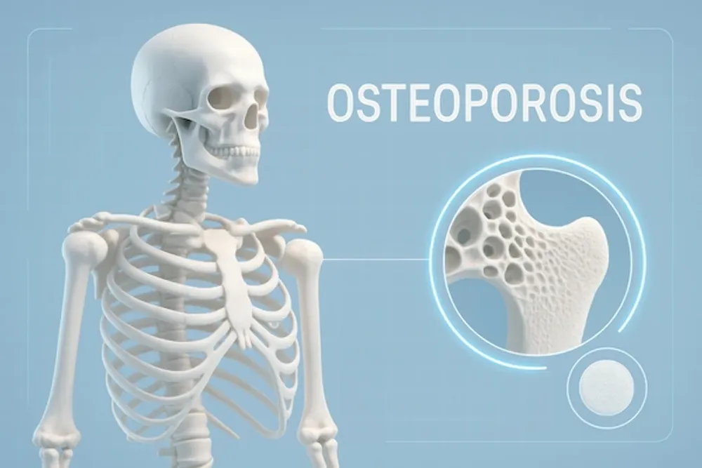 how does osteoporosis affect bone structure