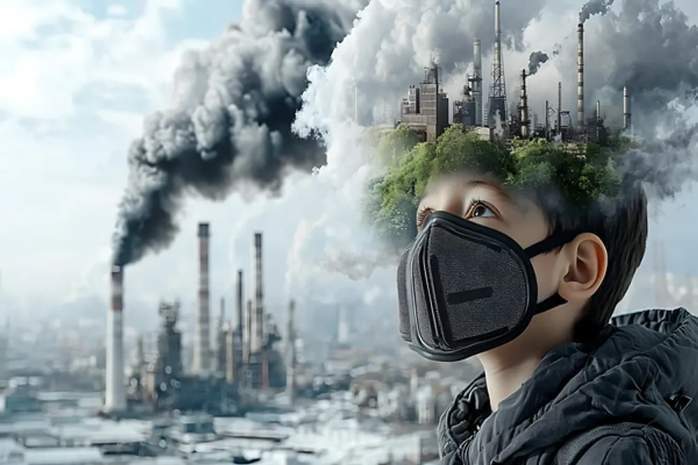 how does pollution affect child development