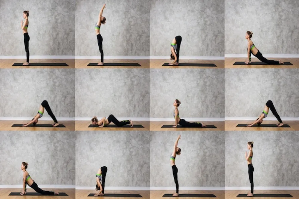 surya namaskar c sequence