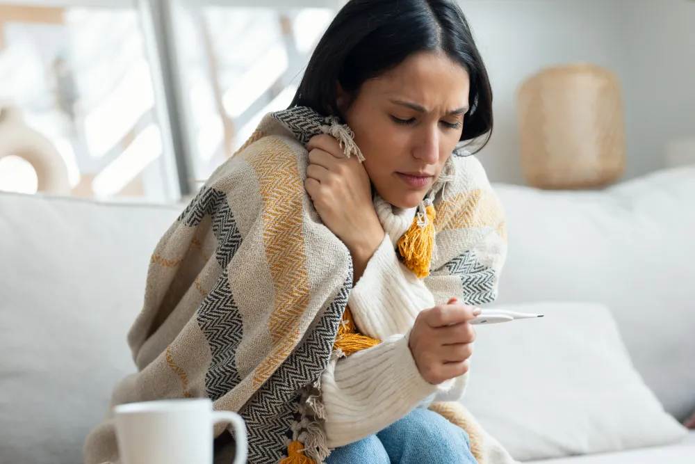 shivering and sweating