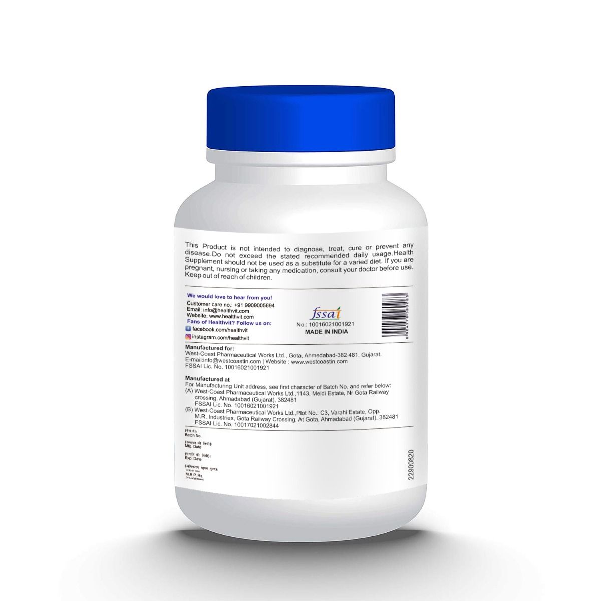 Healthvit Jointneed-500, 60 Tablets Price, Uses, Side Effects ...