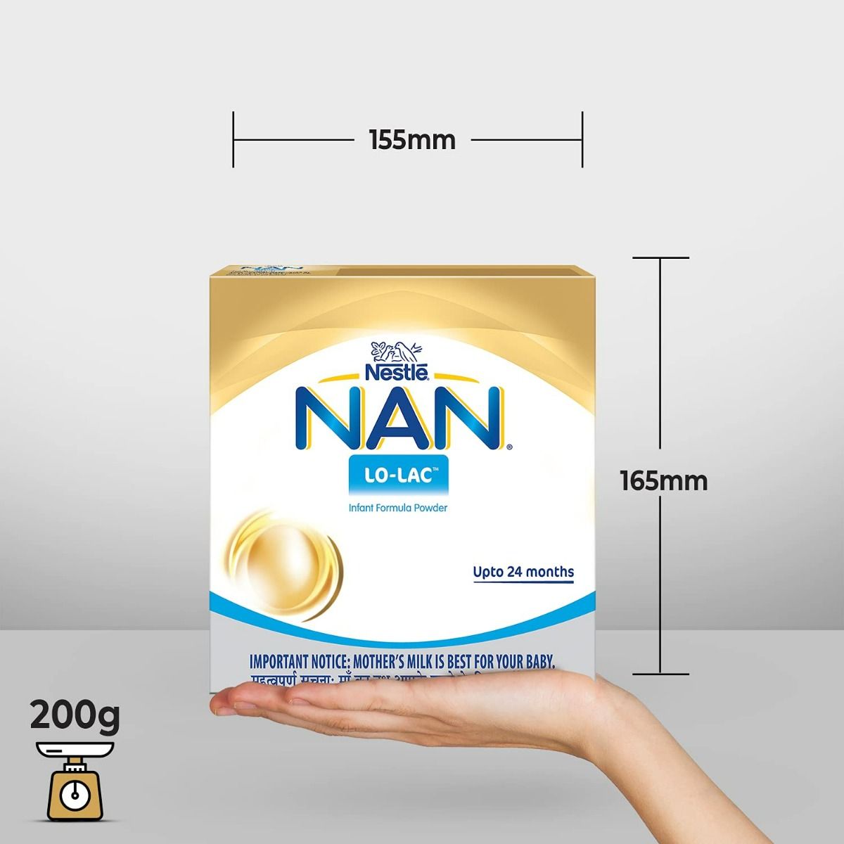 Nestle Nan Lo-Lac Infant Formula (Up to 24 Months) Powder, 200 gm ...