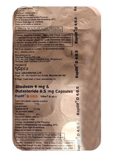 Rapilif-D 4 / 0.5 Capsule 10's Price, Uses, Side Effects, Composition ...