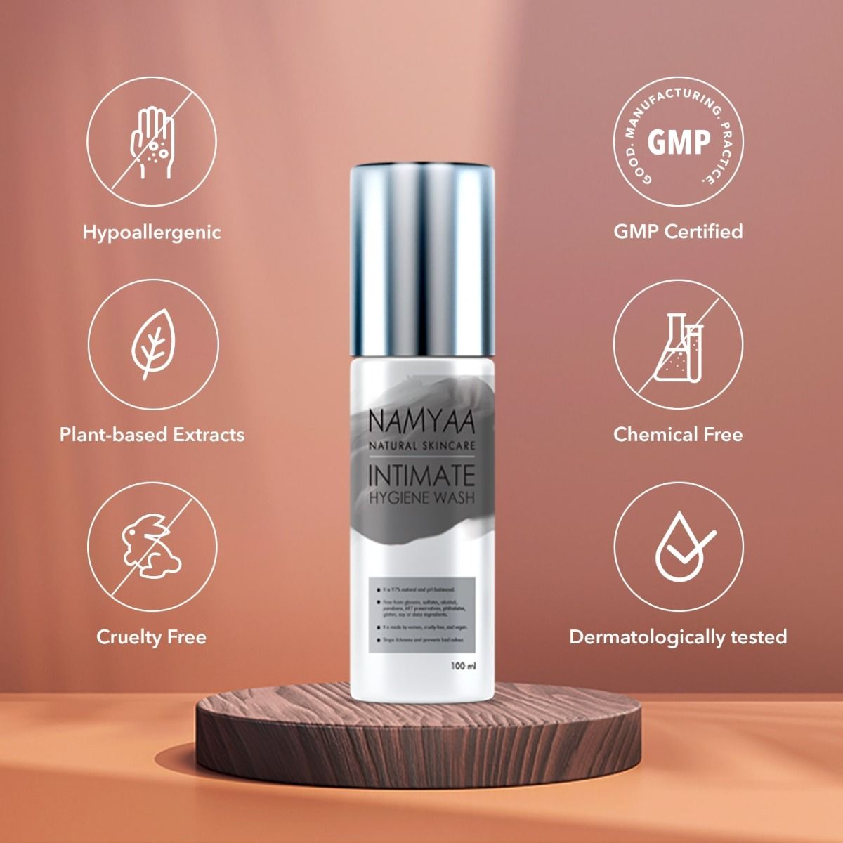 Namyaa Intimate Hygiene Wash, 100 ml Price, Uses, Side Effects ...