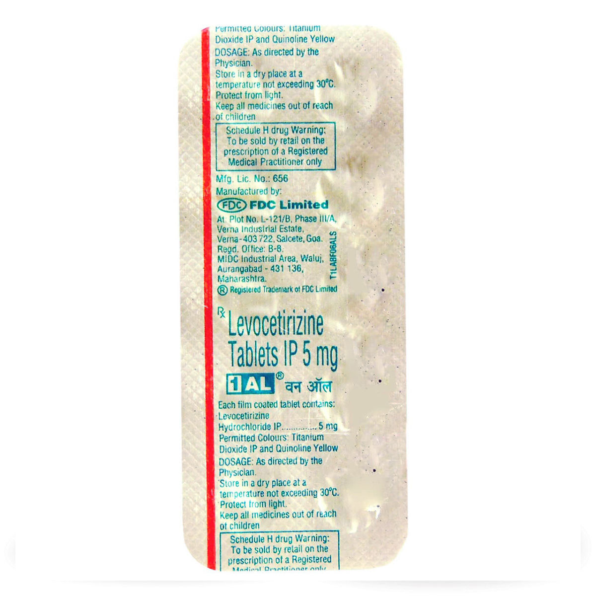 1-AL Tablet | Uses, Side Effects, Price | Apollo Pharmacy