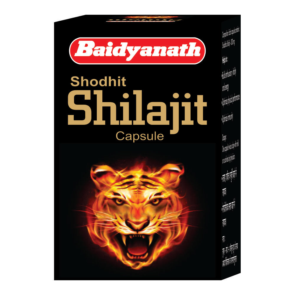 Baidyanath (Nagpur) Shodhit Shilajit, 30 Capsules Price, Uses, Side ...