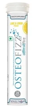 Buy Osteofizz Lime & Lemon Flavour Effervescent Tablet | 19 Minutes ...