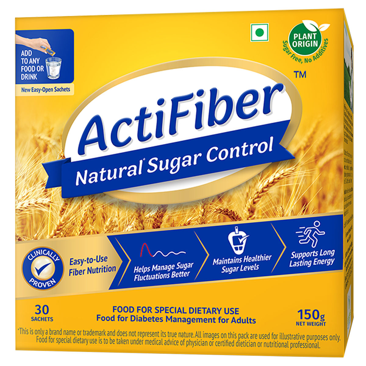 Buy ActiFiber Natural Sugar Control | Food for Special Dietary Use for ...