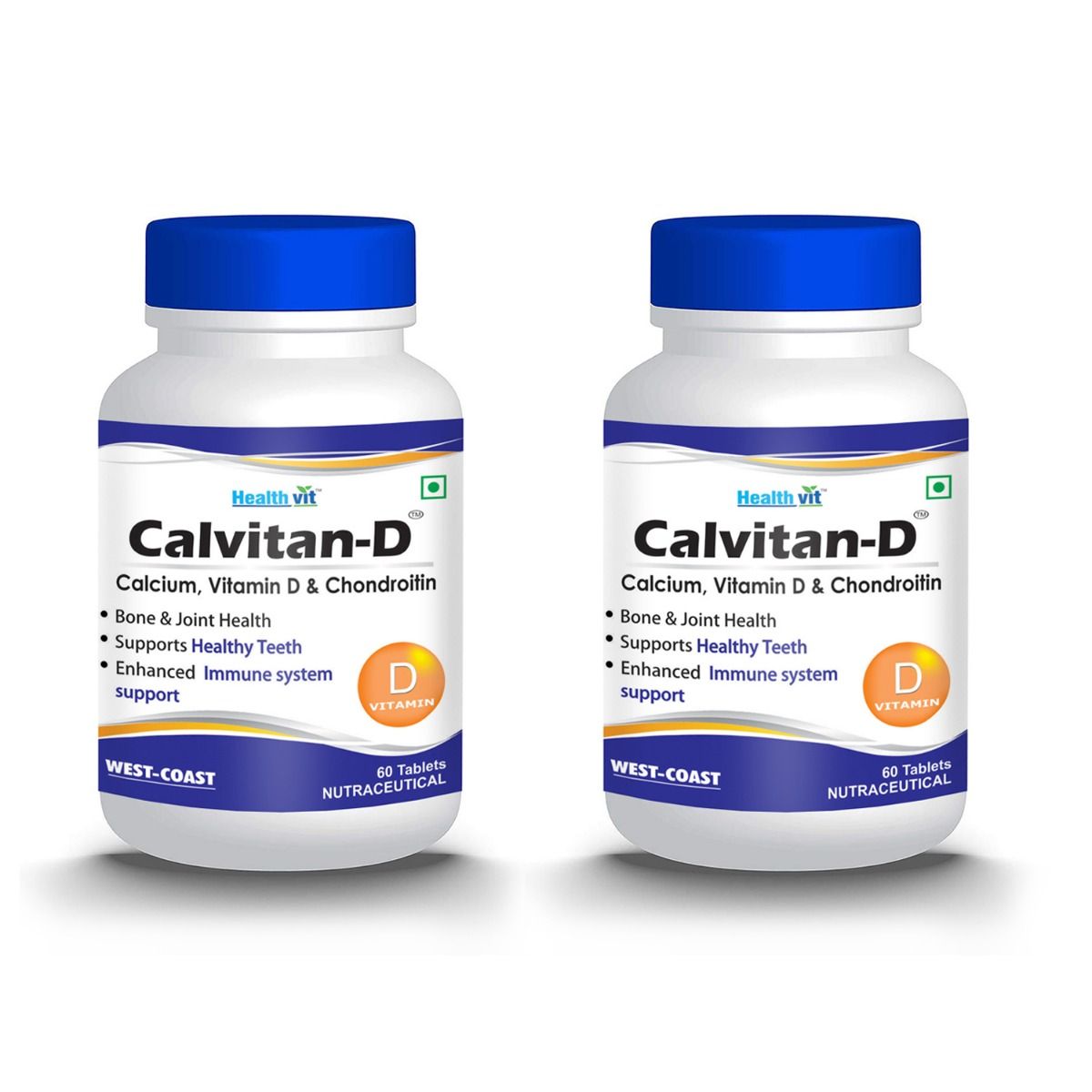 Healthvit Calvitan-D, 60 Tablets (Pack of 2) Price, Uses, Side Effects ...
