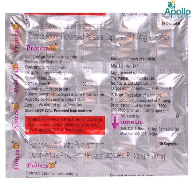 Protera D Capsule 15's Price, Uses, Side Effects, Composition - Apollo ...
