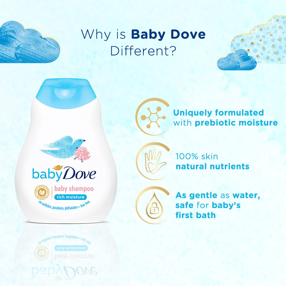 Baby Dove Rich Moisture Shampoo, 200 ml Price, Uses, Side Effects ...