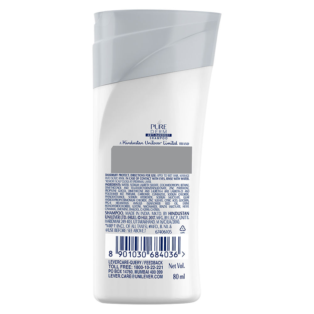 Pure Derm Anti-Dandruff Shampoo, 80 ml Price, Uses, Side Effects ...