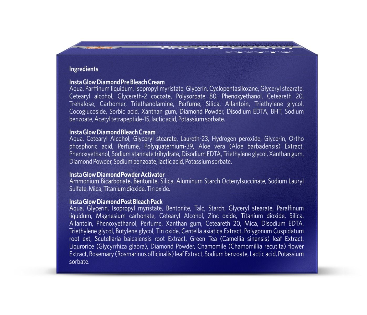 VLCC Insta Glow Diamond Bleach, 60 gm Price, Uses, Side Effects ...