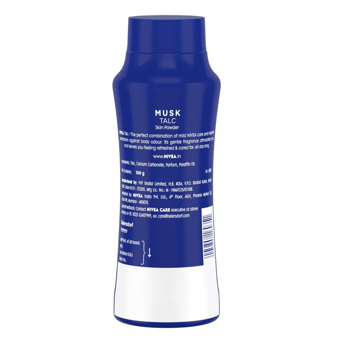 Nivea Gentle Care Musk Talc Powder, 100 gm Price, Uses, Side Effects ...