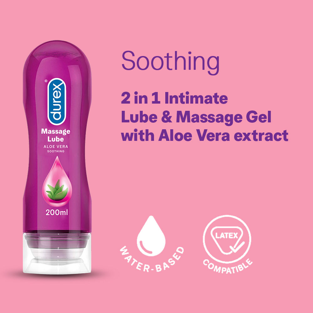 Durex Aloe Vera Soothing Massage Lubricant Gel, 200 ml Price, Uses ...