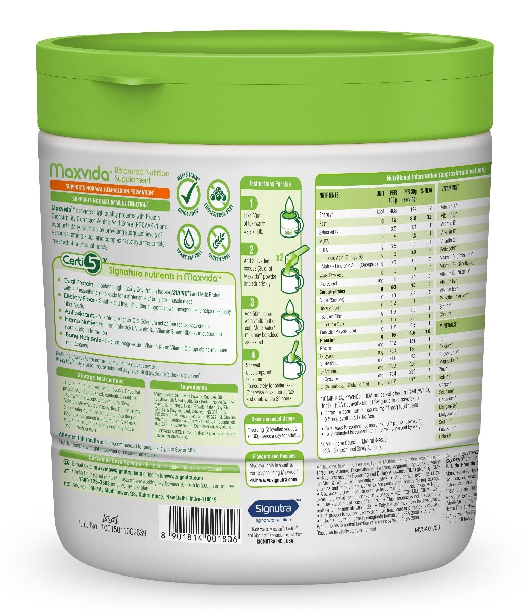 Maxvida Chocolate Powder 200 gm Price, Uses, Side Effects, Composition ...