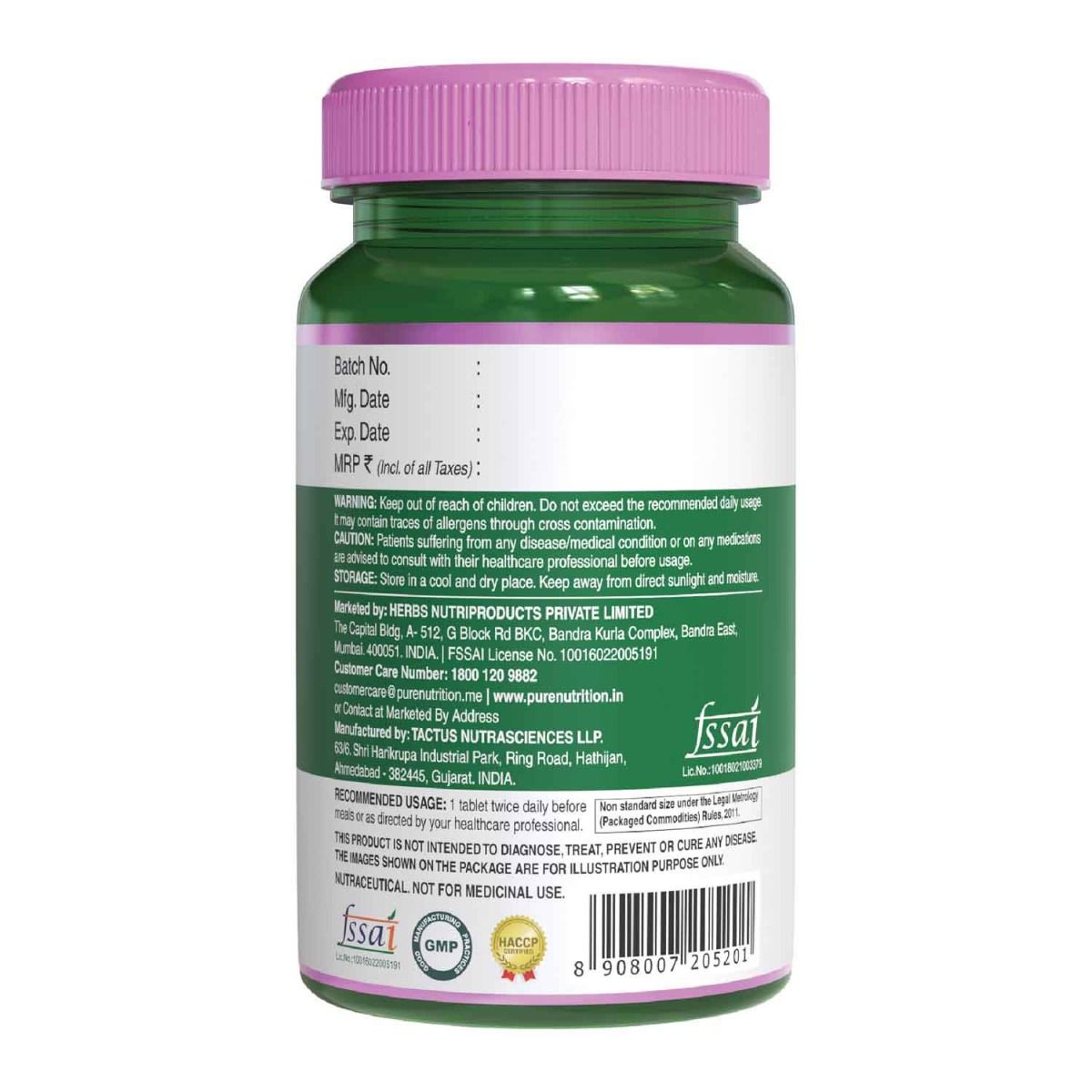 Pure Nutrition Biotin 1000 mg, 60 Tablets Price, Uses, Side Effects ...