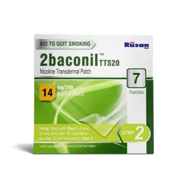 Buy 2baconil TTS20 14mg/24h Nicotine Transdermal Patch, 7 Count | 19 ...