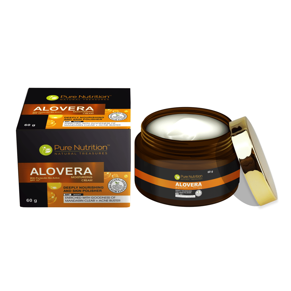Pure Nutrition Alovera Moisturizing Cream, 60 gm Price, Uses, Side ...