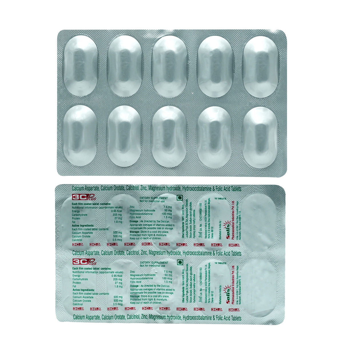3C Plus Tablet 10's Price, Uses, Side Effects, Composition - Apollo Pharmacy