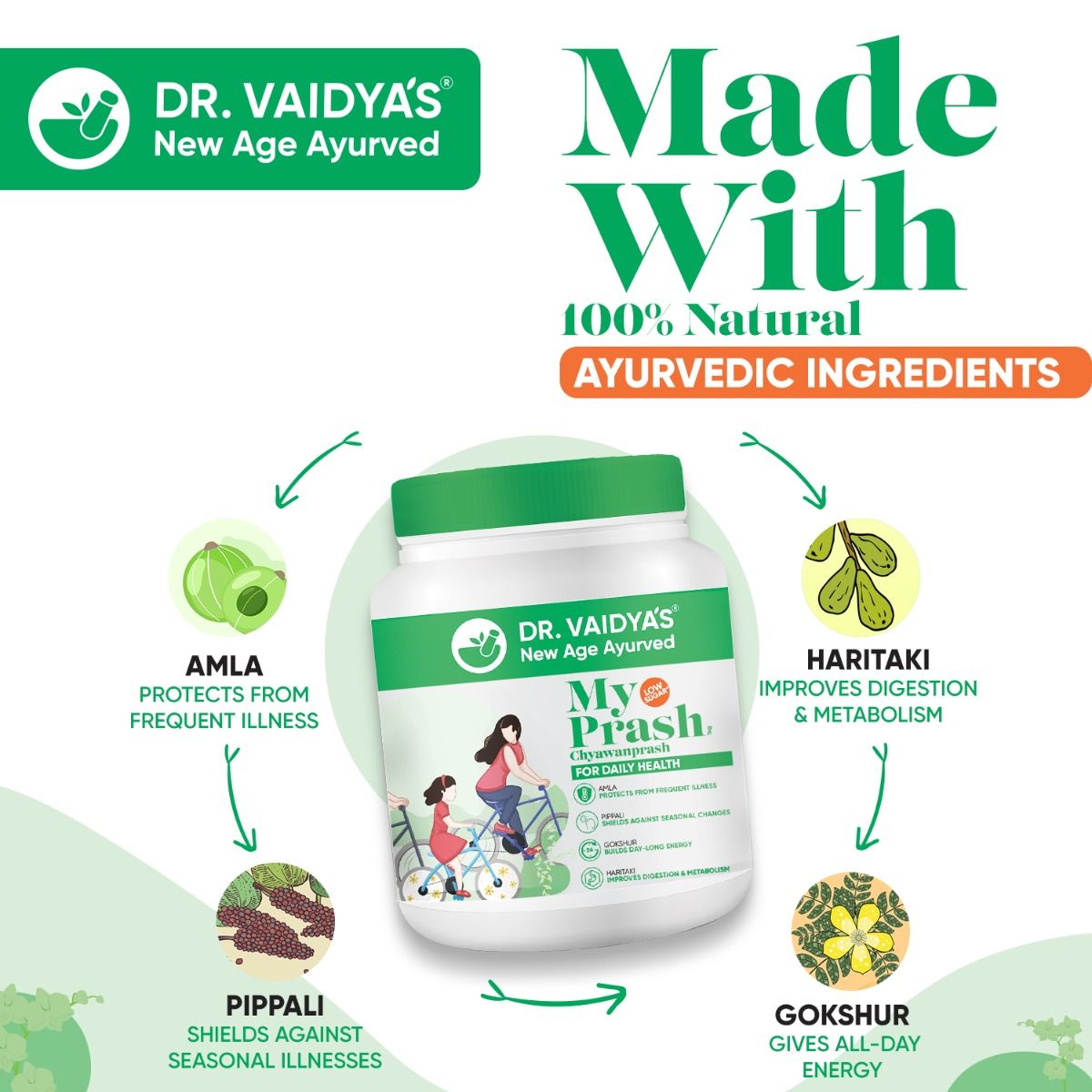 DR. Vaidya's My Prash Chyawanprash for Daily Health, 1 Kg Price, Uses ...