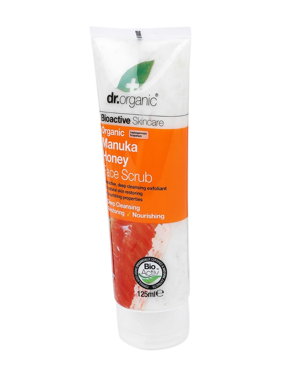 dr.organic Manuka Honey Face Scrub, 125 ml Price, Uses, Side Effects ...