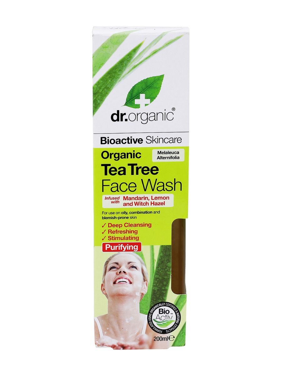 dr.organic Tea Tree Face Wash, 200 ml Price, Uses, Side Effects ...