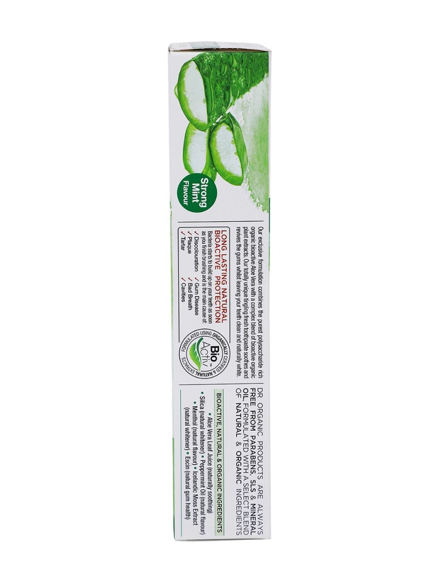 dr.organic Aloe Vera Toothpaste, 100 ml Price, Uses, Side Effects ...