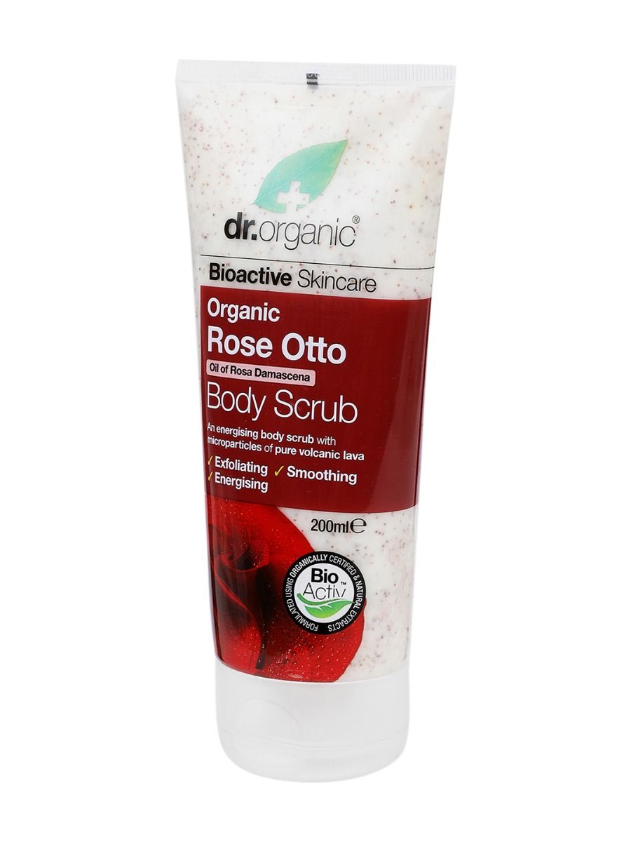dr.organic Rose Otto Body Scrub, 200 ml Price, Uses, Side Effects ...