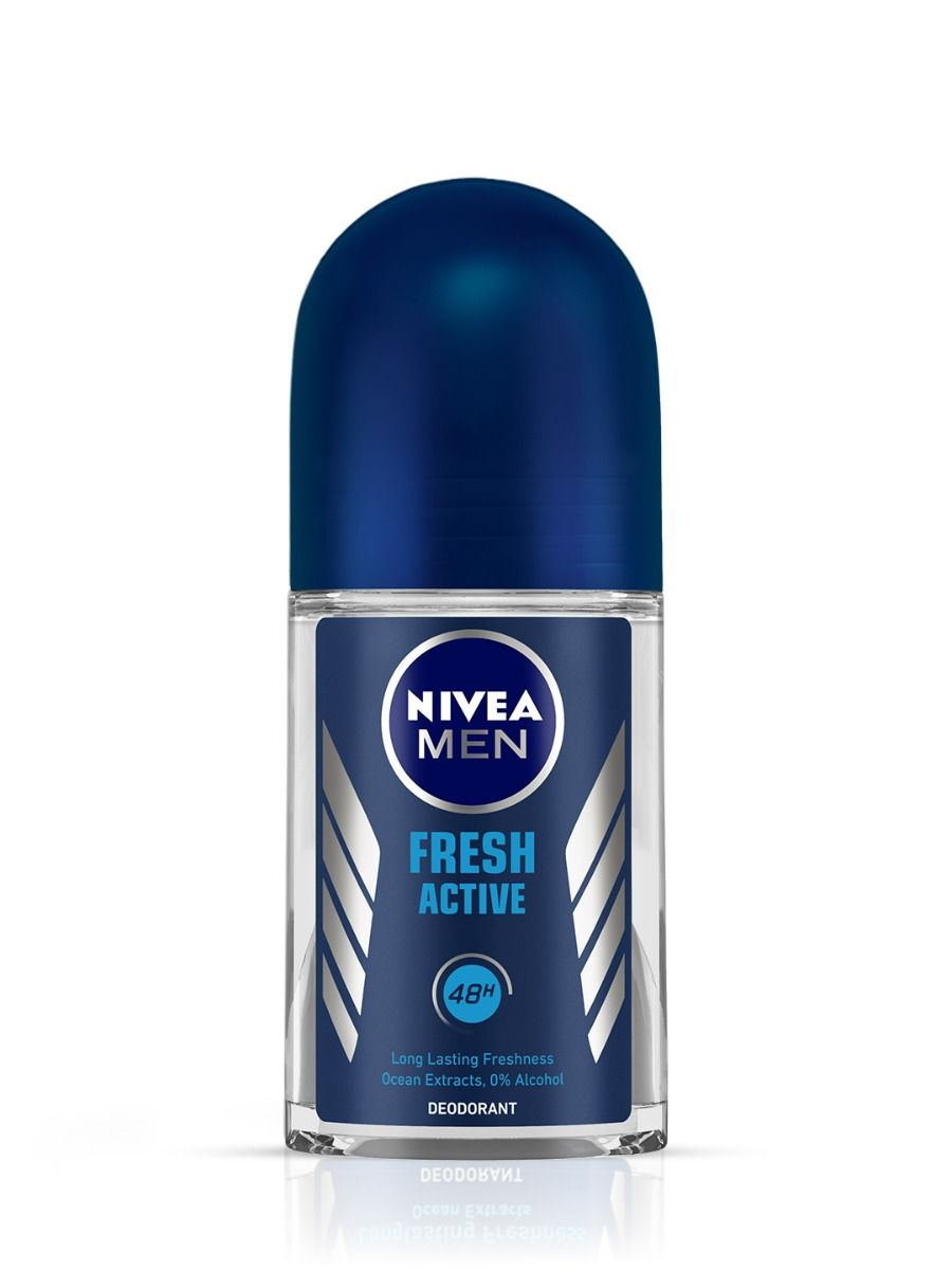 Nivea Men Fresh Active Roll On Deodorant, 25 ml Price, Uses, Side ...