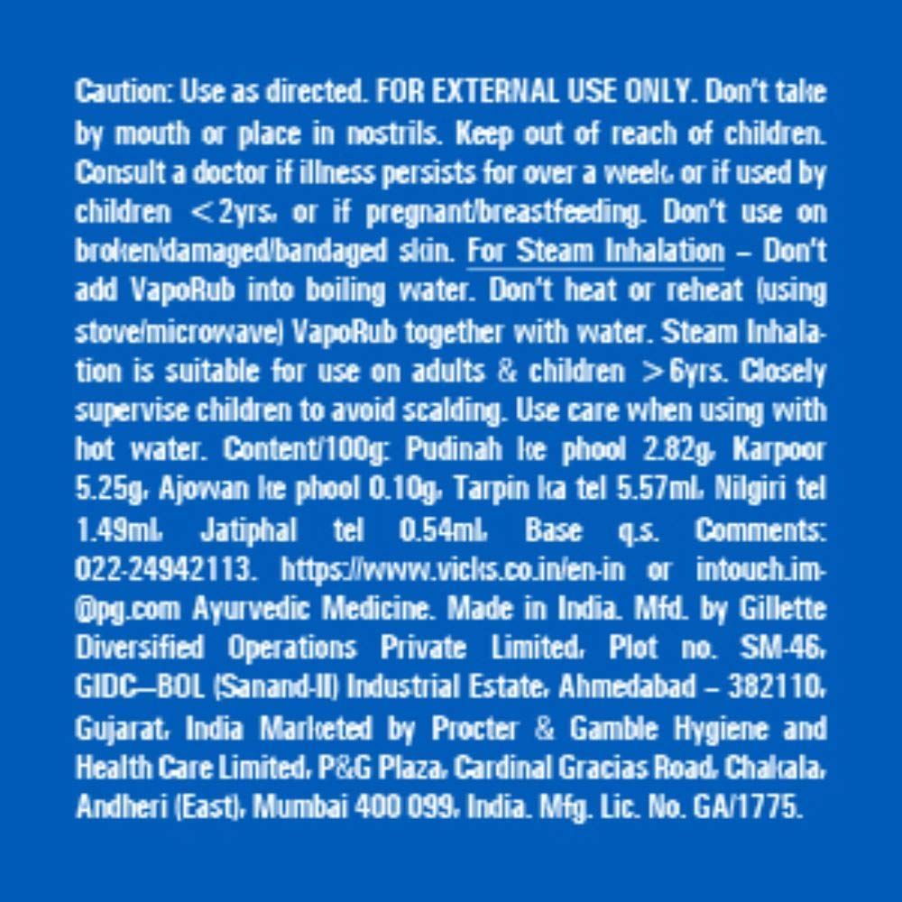 Vicks Vaporub, 50 ml Price, Uses, Side Effects, Composition - Apollo ...