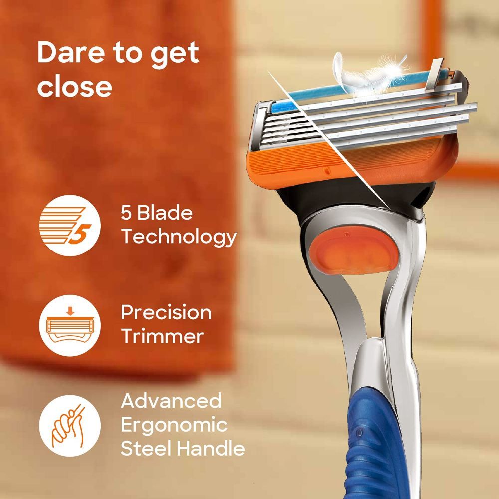 Gillette Fusion5 Razor, 1 Count Price, Uses, Side Effects, Composition ...