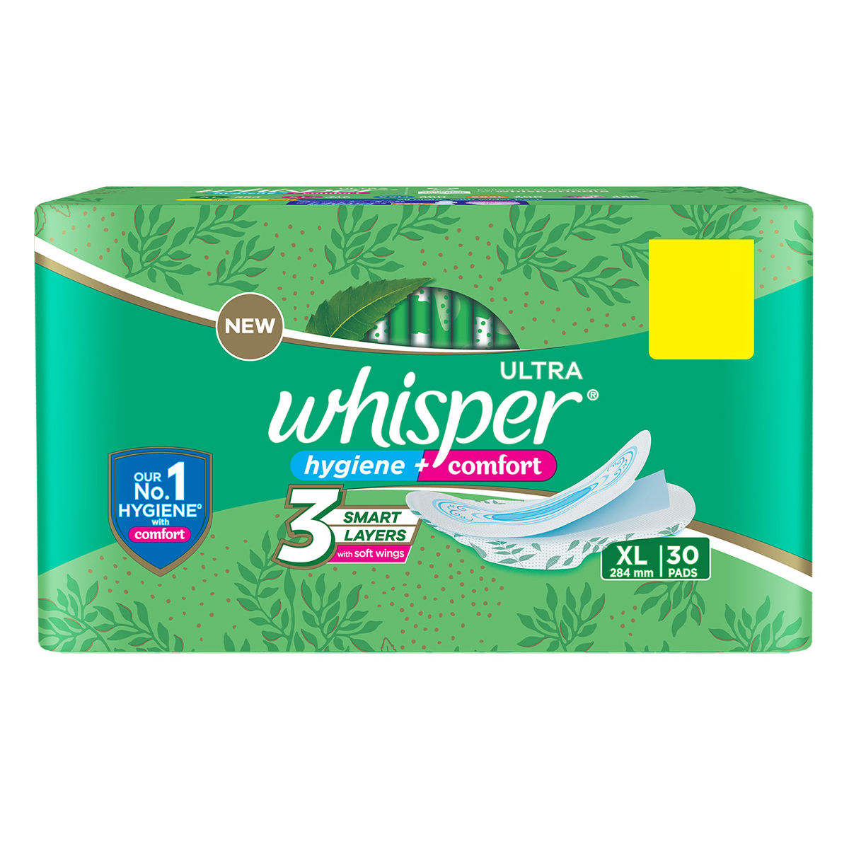 Whisper Ultra Wings Sanitary Pads XL, 30 Count Price, Uses, Side ...