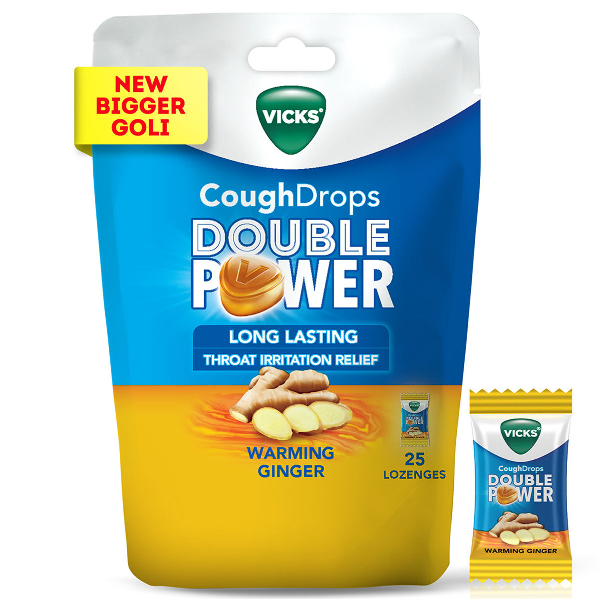 Buy Vicks Cough Drops Ginger 25 Lozenges | 19 Minutes Delivery | Apollo ...