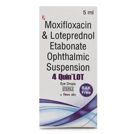 4 Quin Lot Eye Drops 5 ml | Uses, Side Effects, Price | Apollo Pharmacy