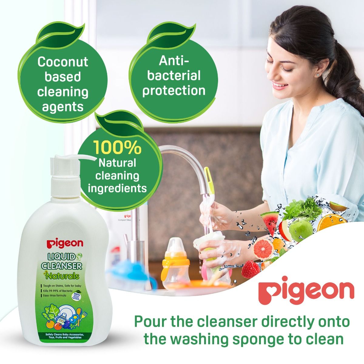 Pigeon Liquid Cleanser, 500 ml Price, Uses, Side Effects, Composition ...