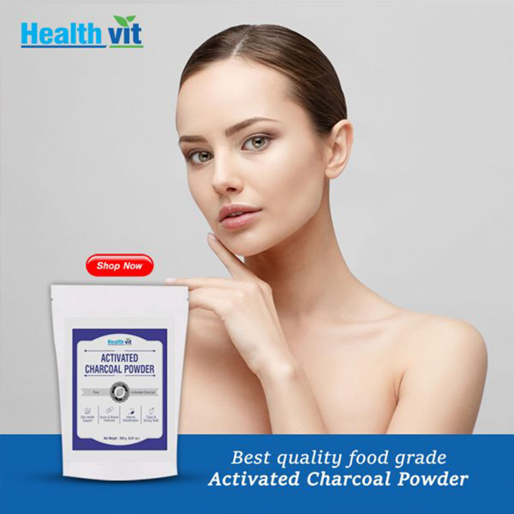 Healthvit Activated Charcoal Powder, 100 gm Price, Uses, Side Effects ...