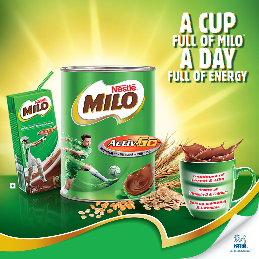 Nestle Milo Activ-Go Health Drink Powder, 400 gm Refill Pack Price ...