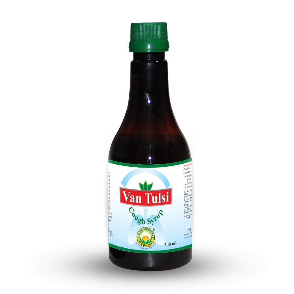 Basic Ayurveda Van Tulsi Cough Syrup, 200 ml Price, Uses, Side Effects ...