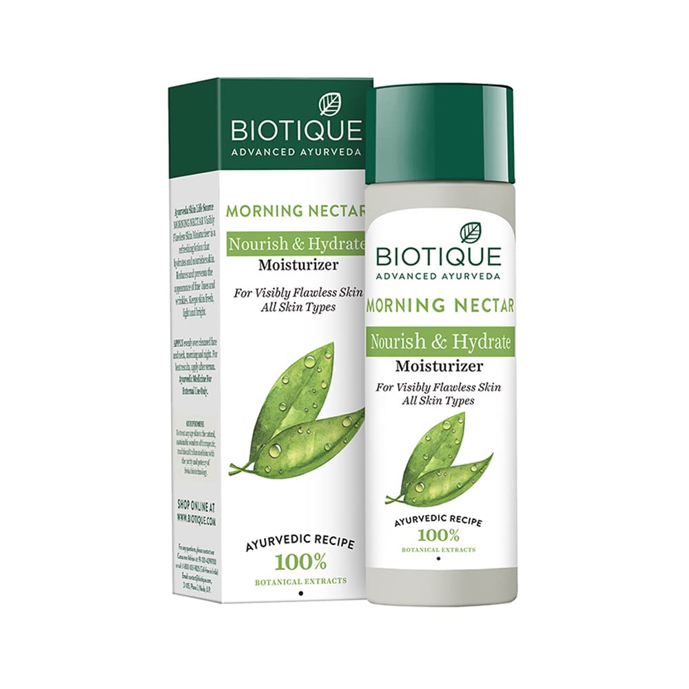 Biotique Morning Nectar Nourish & Hydrate Moisturizer, 190 ml Price ...