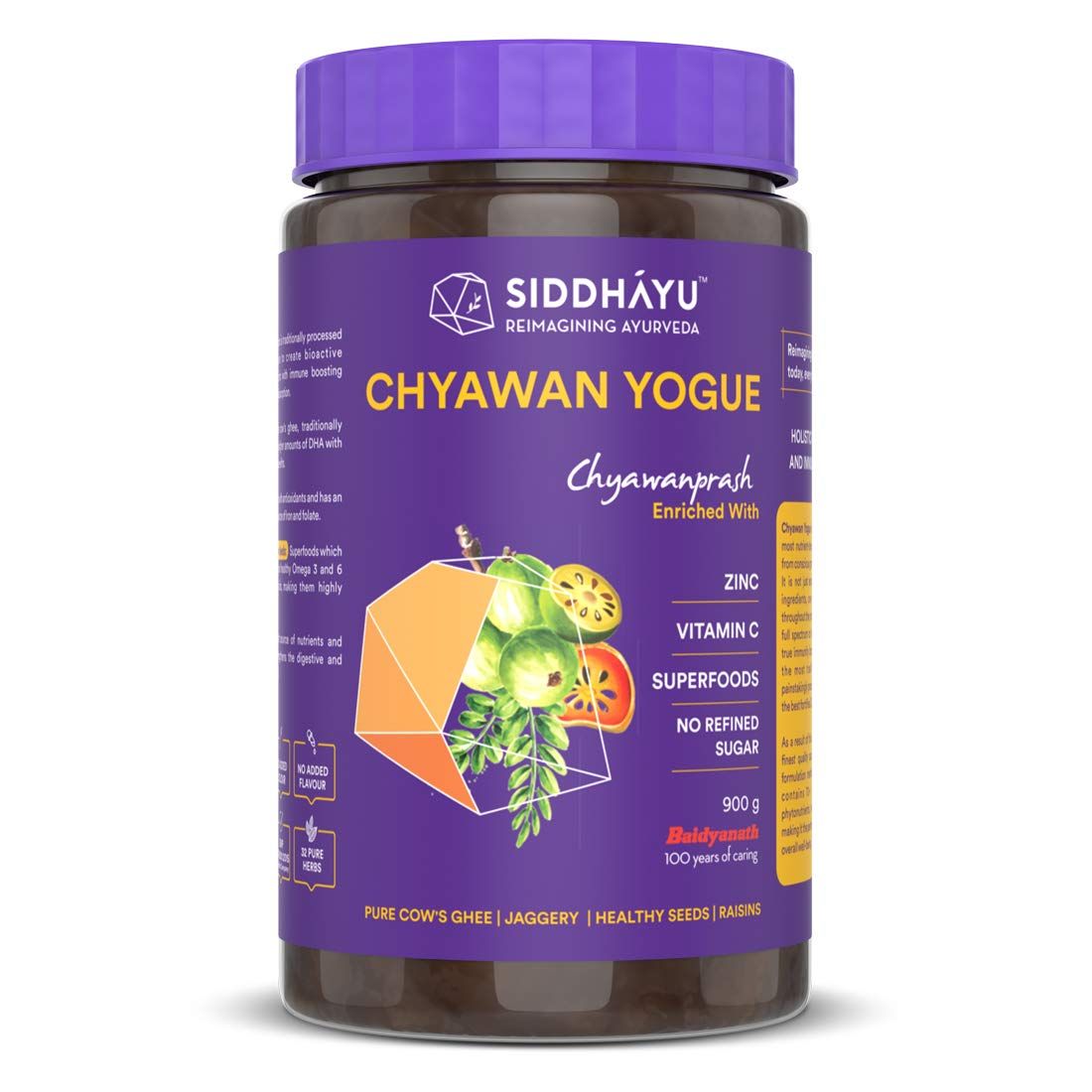 Siddhayu Chyawan Yogue Chyawanprash, 900 gm Price, Uses, Side Effects ...