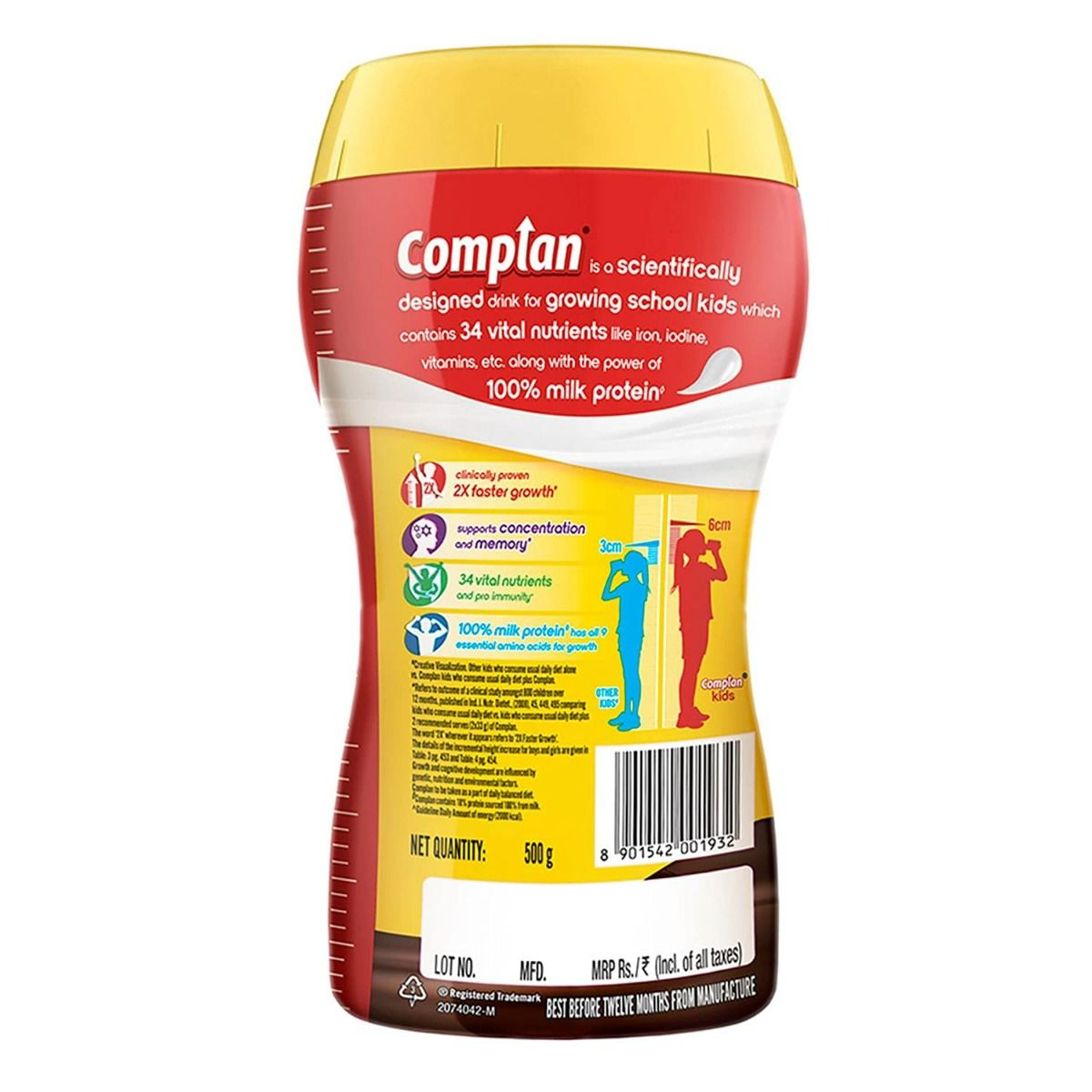 Complan Royale Chocolate Flavour Health & Nutrition Drink Powder, 500 gm Jar Price, Uses, Side ...