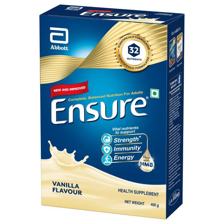 Ensure Complete, Balanced Nutrition Drink Vanilla Flavour Powder for ...