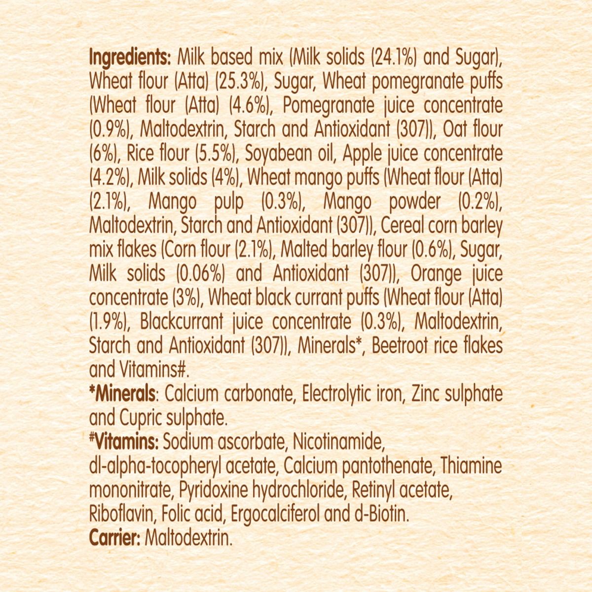 Nestle Ceregrow Growing Up Baby Cereal Multigrain Milk & Fruits Powder ...