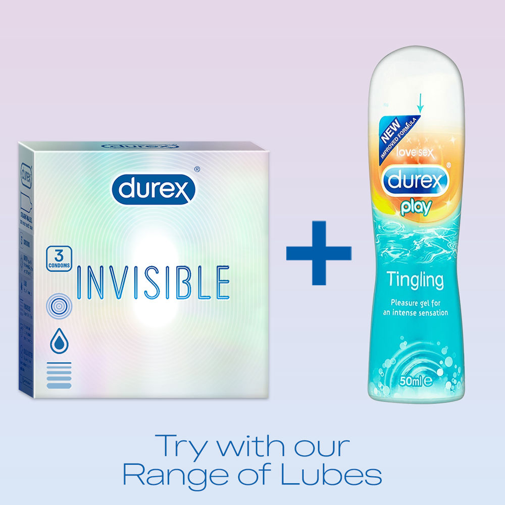 Durex Invisible Super Ultra Thin Condoms, 3 Count Price, Uses, Side ...