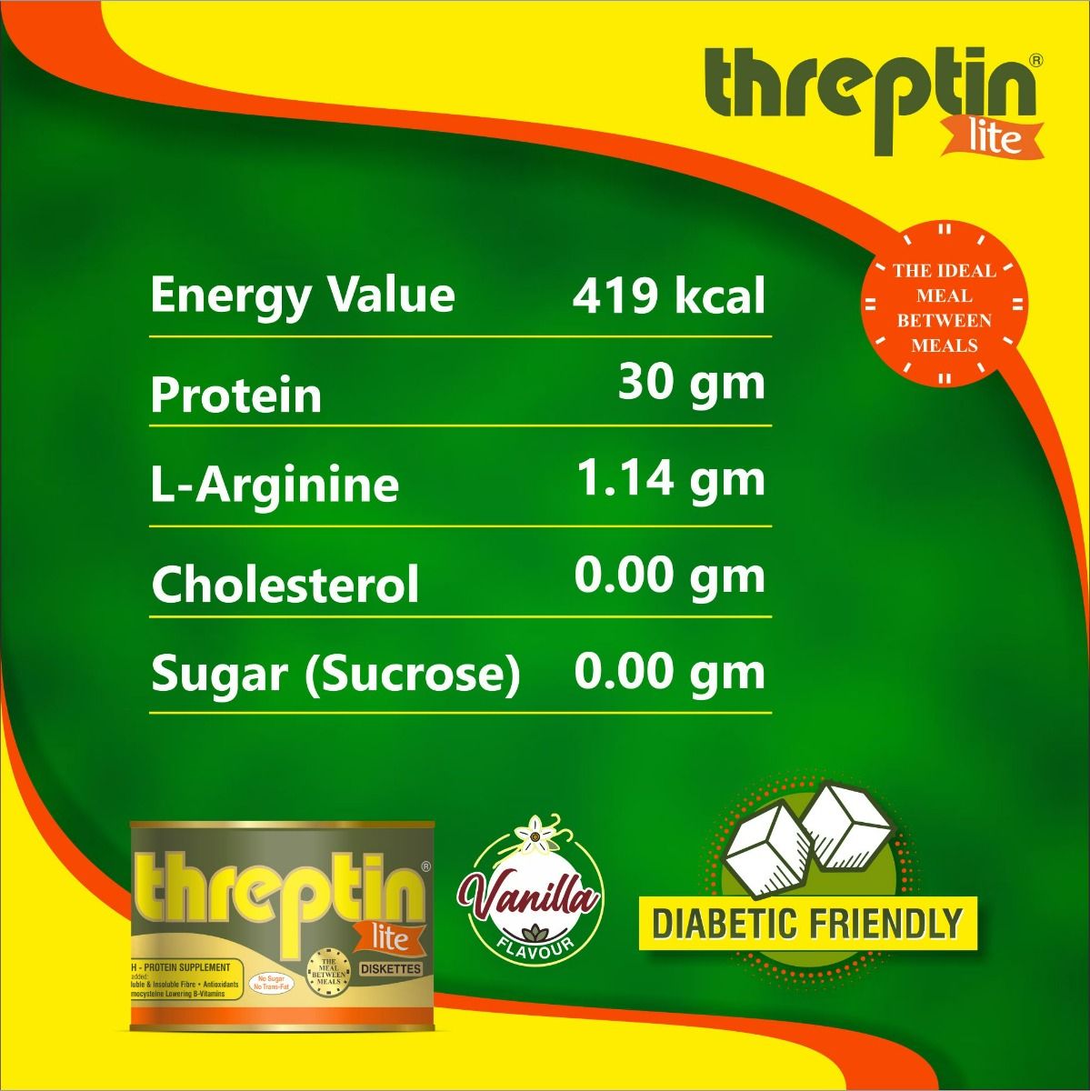 Threptin Lite High-Protein Supplement Diskette 275 gm Price, Uses, Side ...