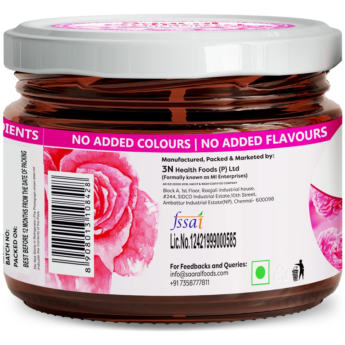 Saaral Gulkand With Honey, 250 gm Price, Uses, Side Effects ...