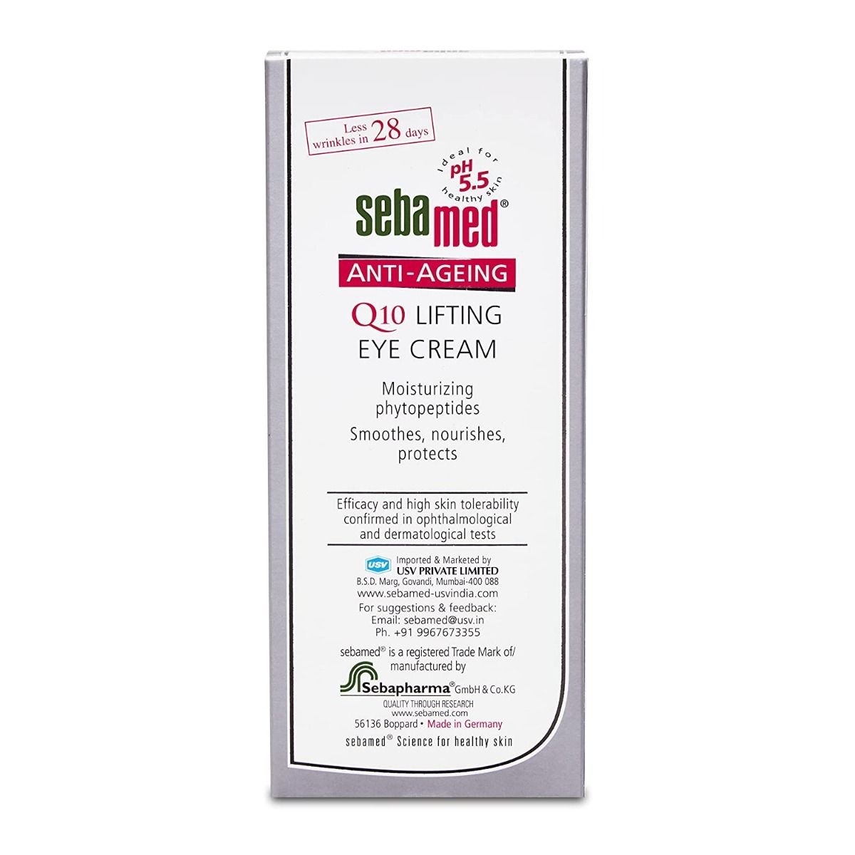 Sebamed Anti-Ageing Q10 Lifting Eye Cream, 15 ml Price, Uses, Side ...